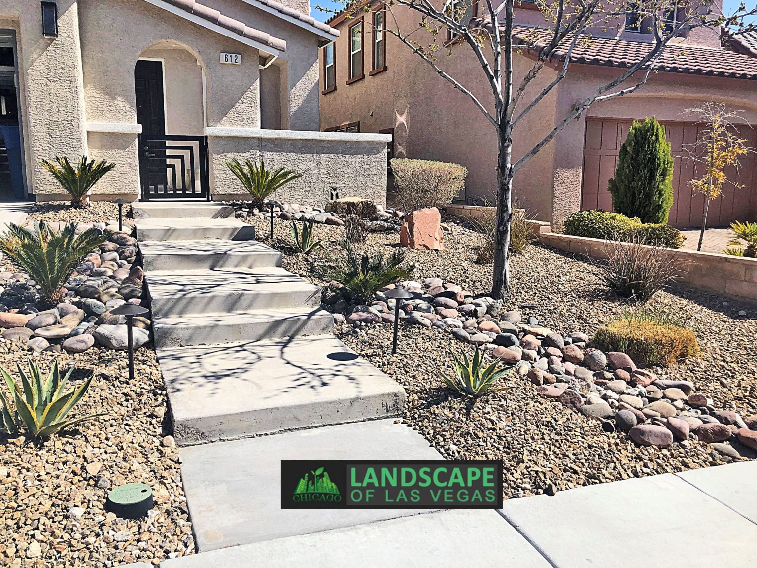 Las Vegas Landscape Redesign Project - Before & After Photos