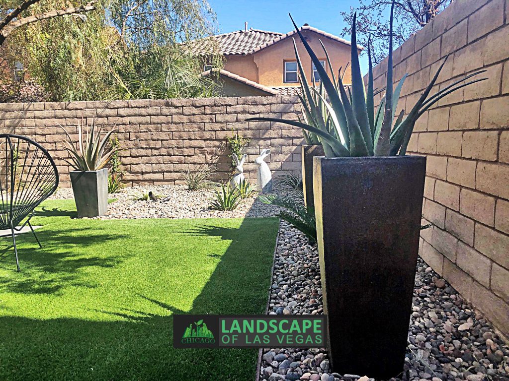 Las Vegas Landscape Redesign Project - Before & After Photos