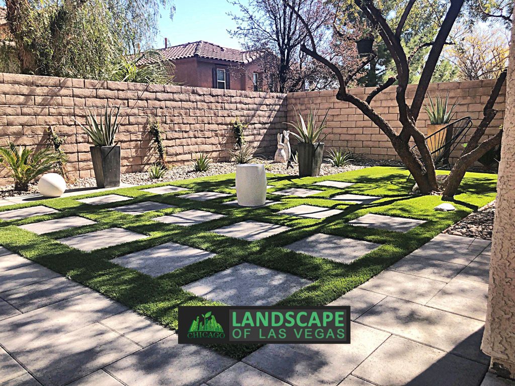 Las Vegas Landscape Redesign Project - Before & After Photos